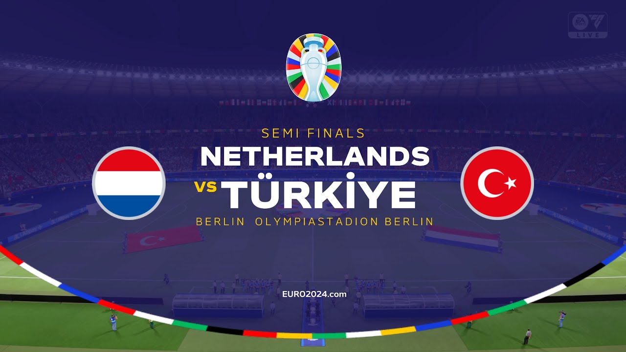 Netherlands vs Turkey - UEFA EURO 2024 | Quarter-Final - 6th July 2024 ...
