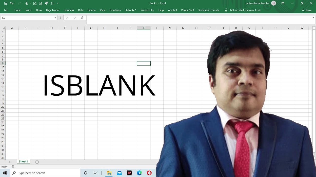 Use Of ISBLANK In Excel YouTube Use Of ISBLANK In Excel YouTube