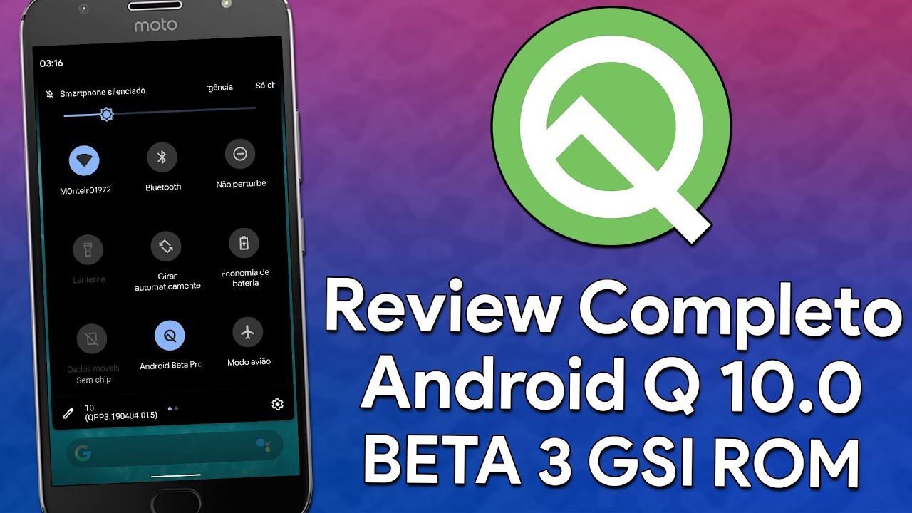 ANDROID Q 10.0 BETA 3 | REVIEW | NOVAS FUNÇÕES | DARK MODE E NOVOS ...