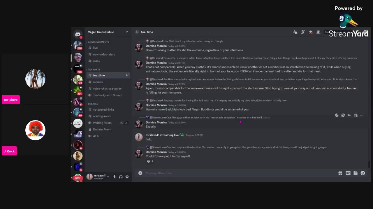 saturday discord debate :) - YouTube