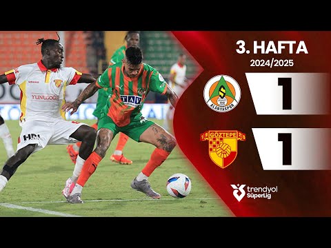 Alanyaspor (1-1) Göztepe | 3. Hafta - Trendyol Süper Lig 2024/2025 Sezonu
