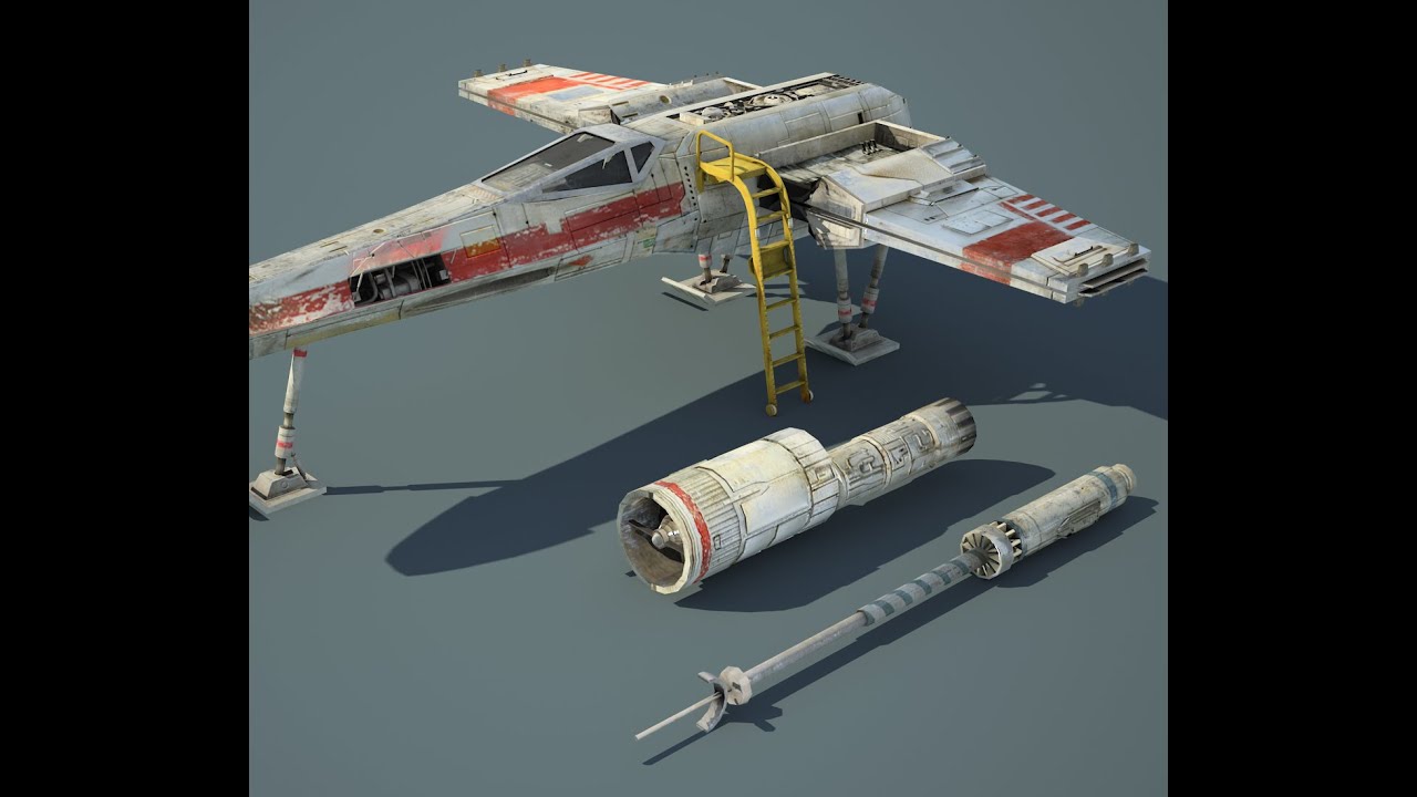 Disabled X-Wing - YouTube