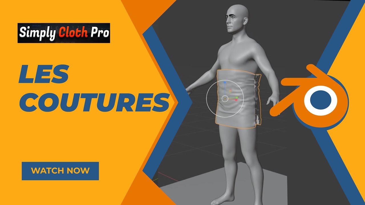 TUTO FR Simply cloth pro - 2 - Mettre des coutures - YouTube