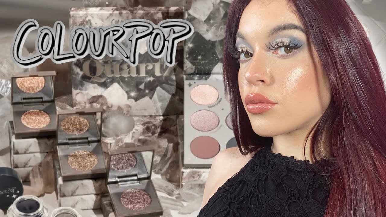 COLOURPOP OF QUARTZ COLLECTION | REVIEW SWATCHES & TUTORIAL - YouTube
