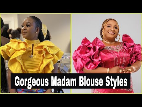 MADAM BLOUSE STYLES THAT MAKE YOU LOOK RICH & CLASSY INSTANTLY!🔥