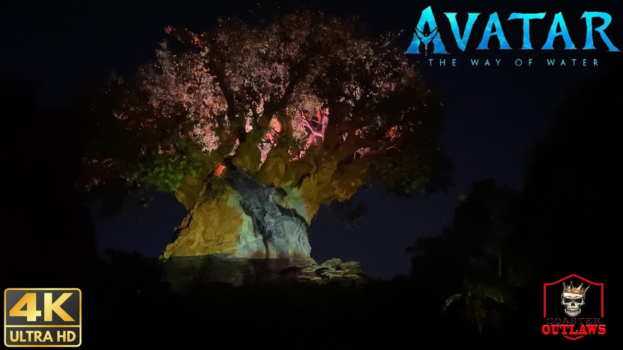 4K 60 FPS Beacon Of Magic/Avatar The Way Of Water! Disney's Animal ...