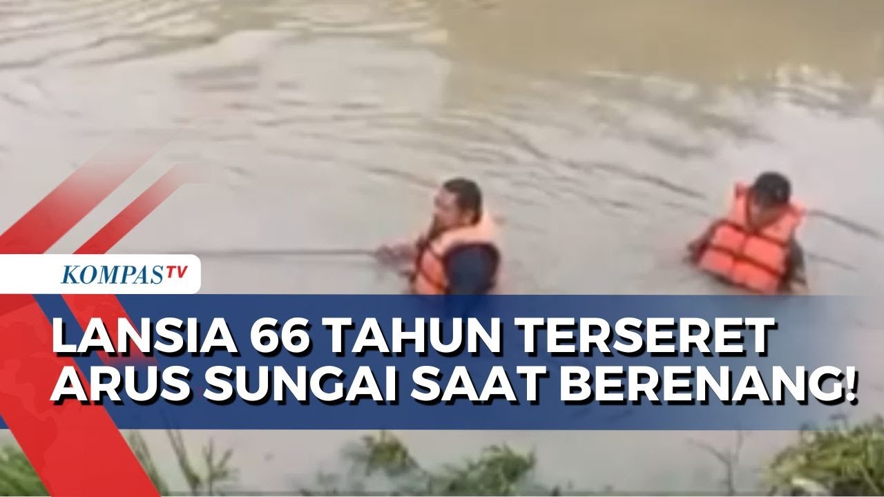 Pria Lansia Terseret Sungai di Madiun saat Sedang Berenang! Apa Hasil Pencarian Tim SAR? - YouTube