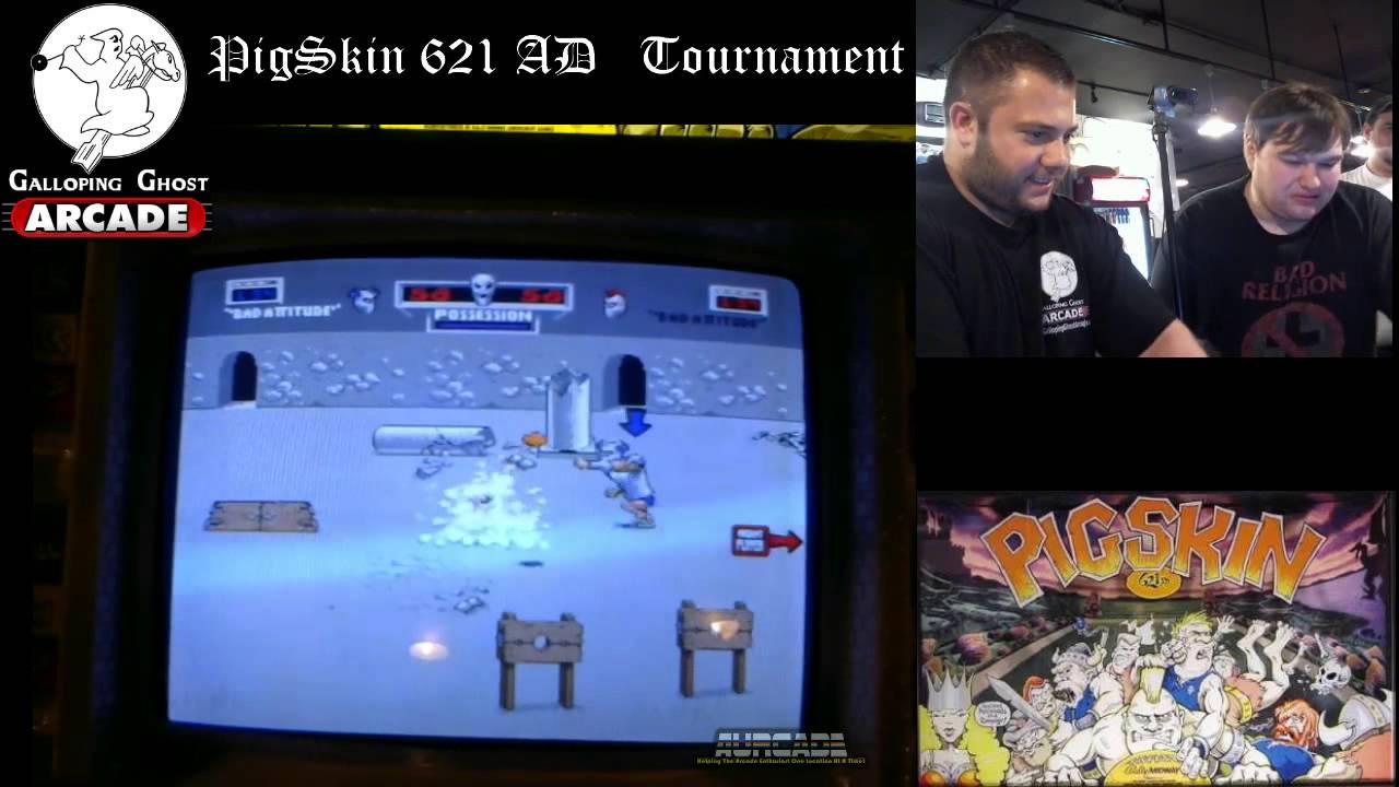 Pigskin 621 AD Mini Tournament Galloping Ghost Arcade - YouTube