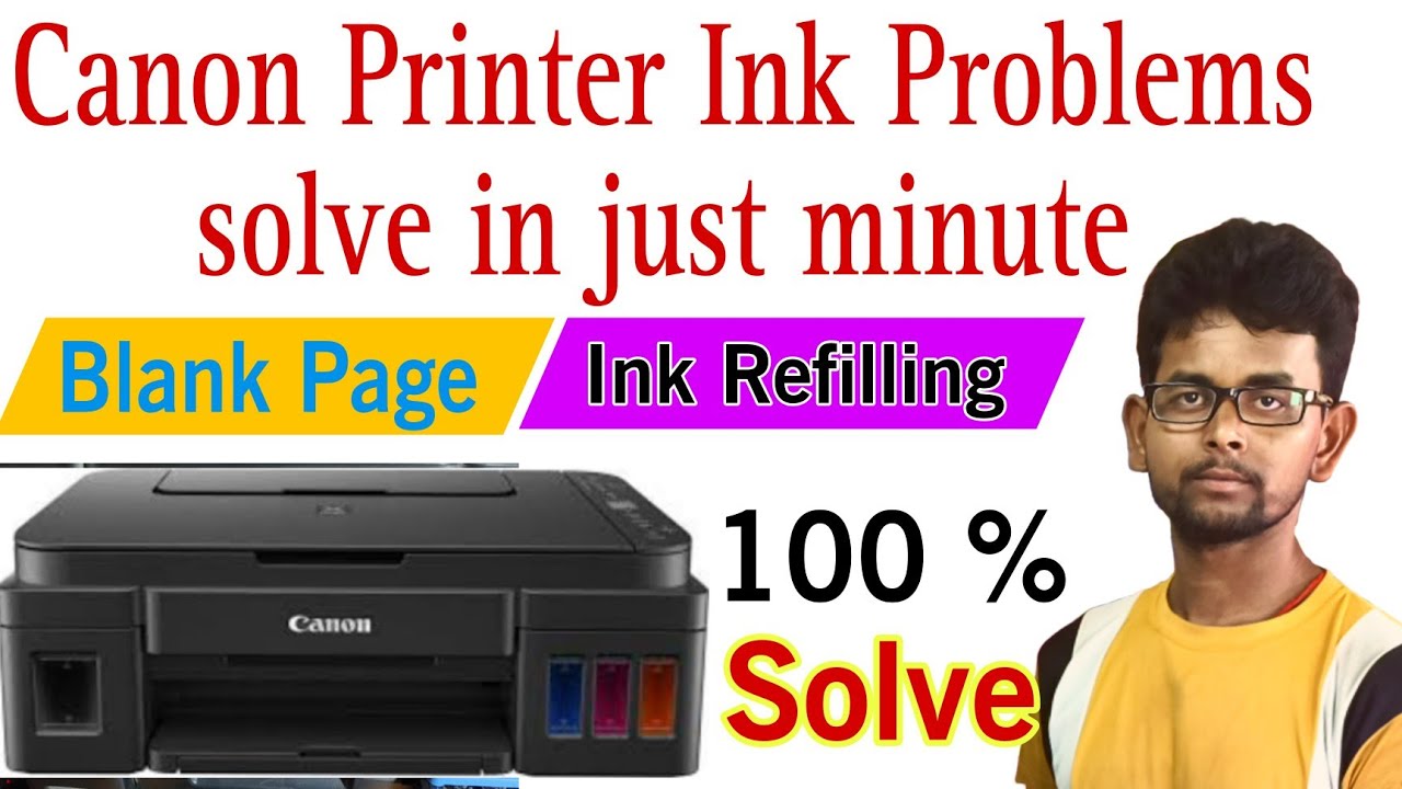 Canon Printer Ink Problems solve in just minute|How To Fix Canon ink ...
