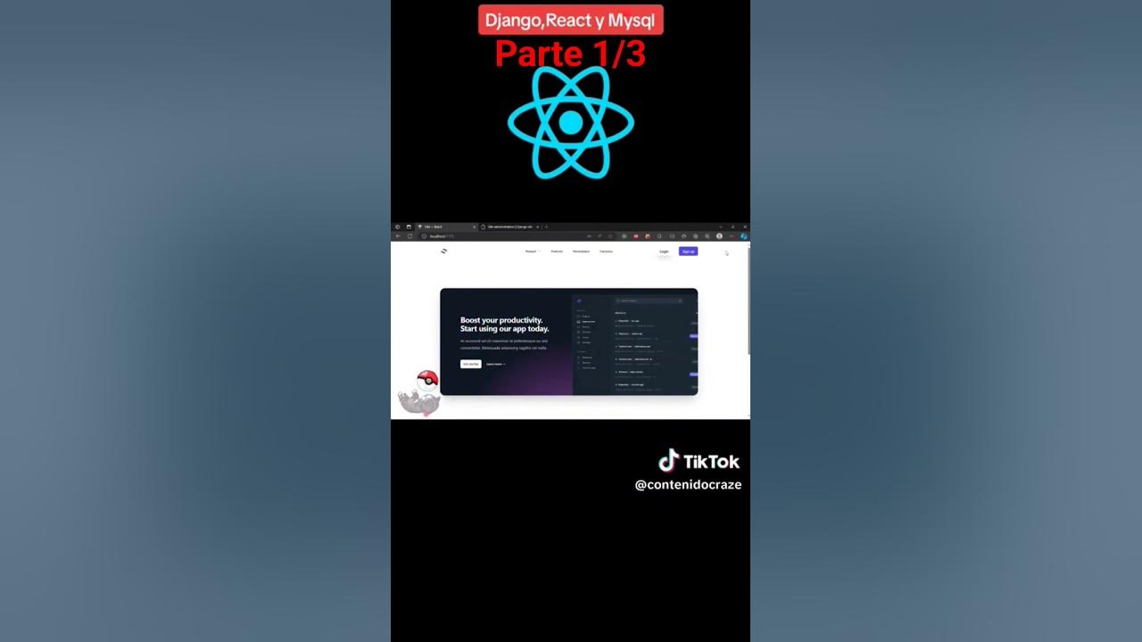 Proyecto hecho con Django, React y MySQL.Implementando un registro de usuarios.#react #django # ...