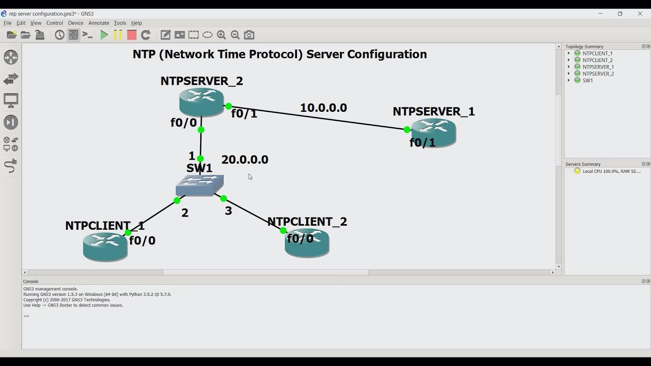 ntp configuration - YouTube