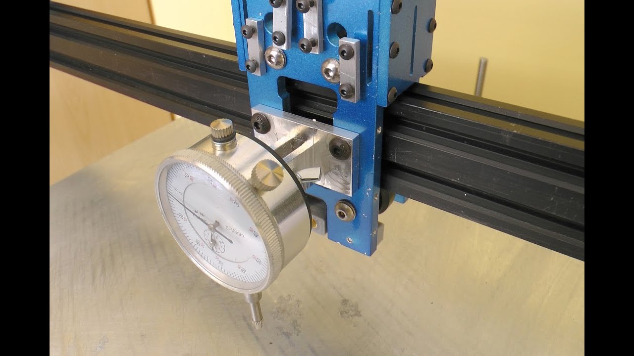 NewCoreXYPart7 - installing the Z stage and getting it level and "tram ...