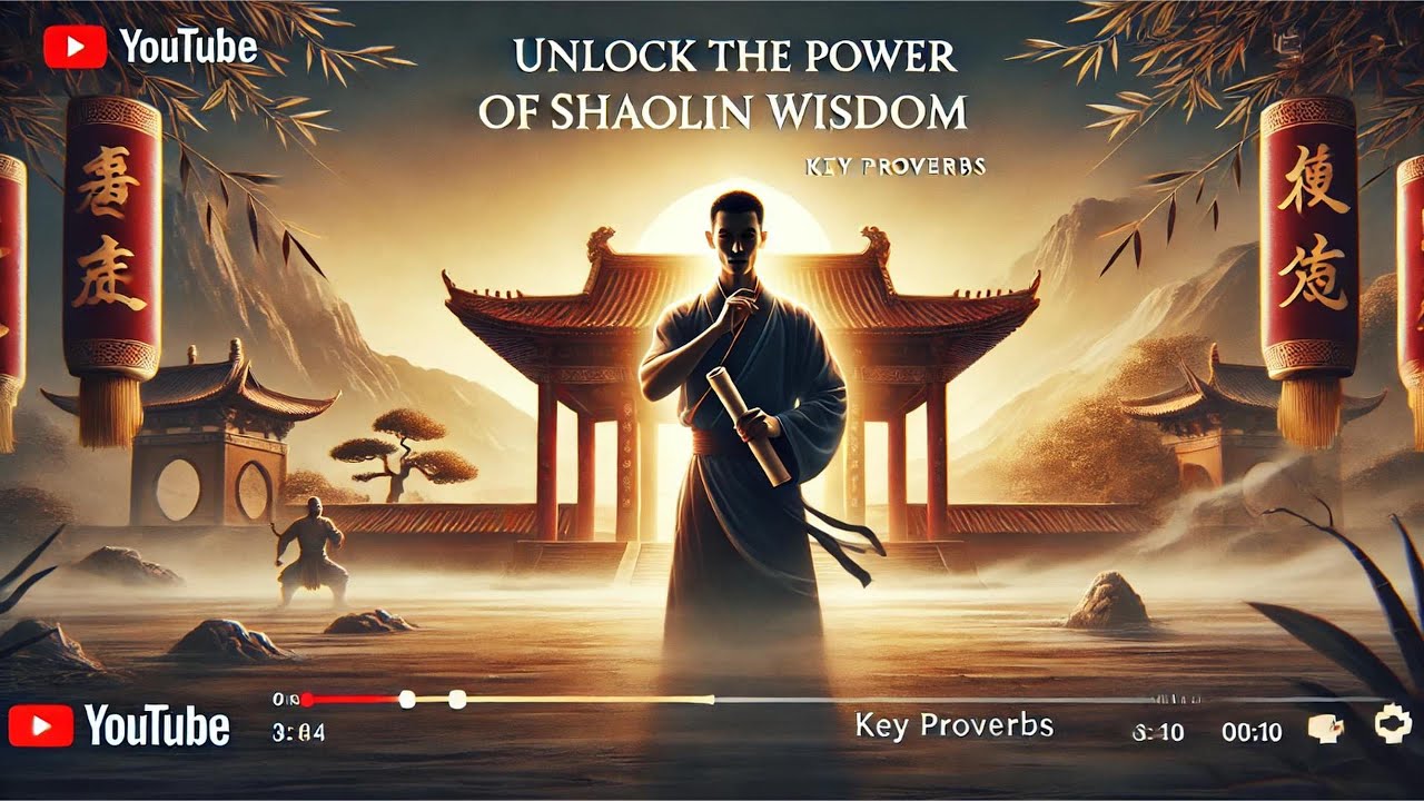 Shaolin Wisdom: Proverbs to Master Your Mind & Life's Journey - YouTube