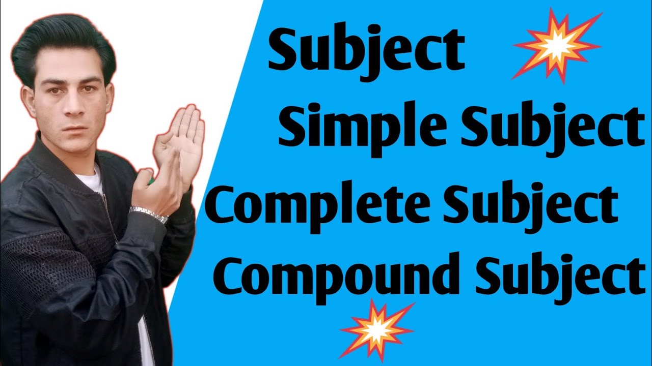 Subject and their types // Simple subject //Complete Subject ...