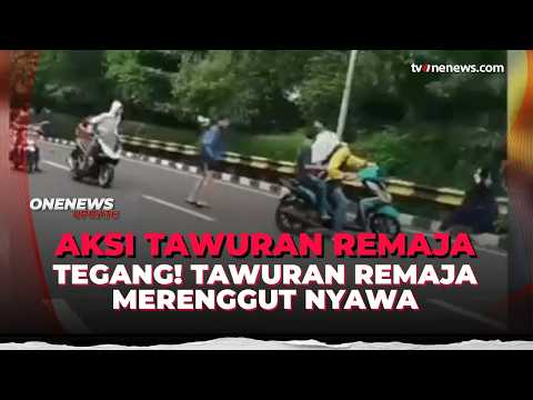 Tragis! Tawuran Remaja di Kramat Jati Berujung Maut, Korban Tewas Terkena Sabetan | OneNews Update