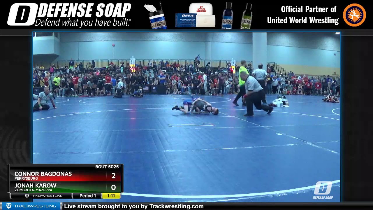 G 3-4 55 Connor Bagdonas Perrysburg Vs Jonah Karow Zumbrota-Mazeppa ...