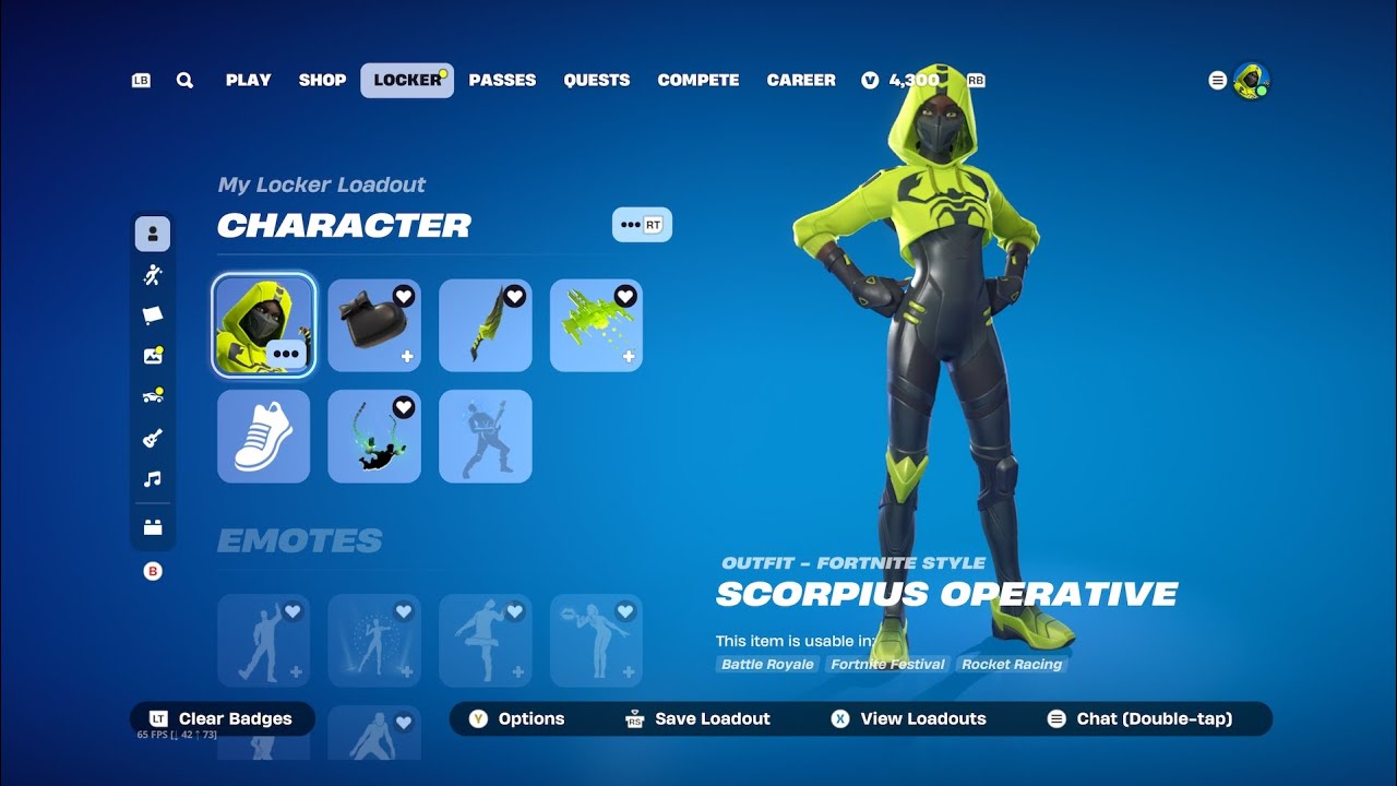 The Best Combos For The New "Scorpius Operative" Skin!! - YouTube