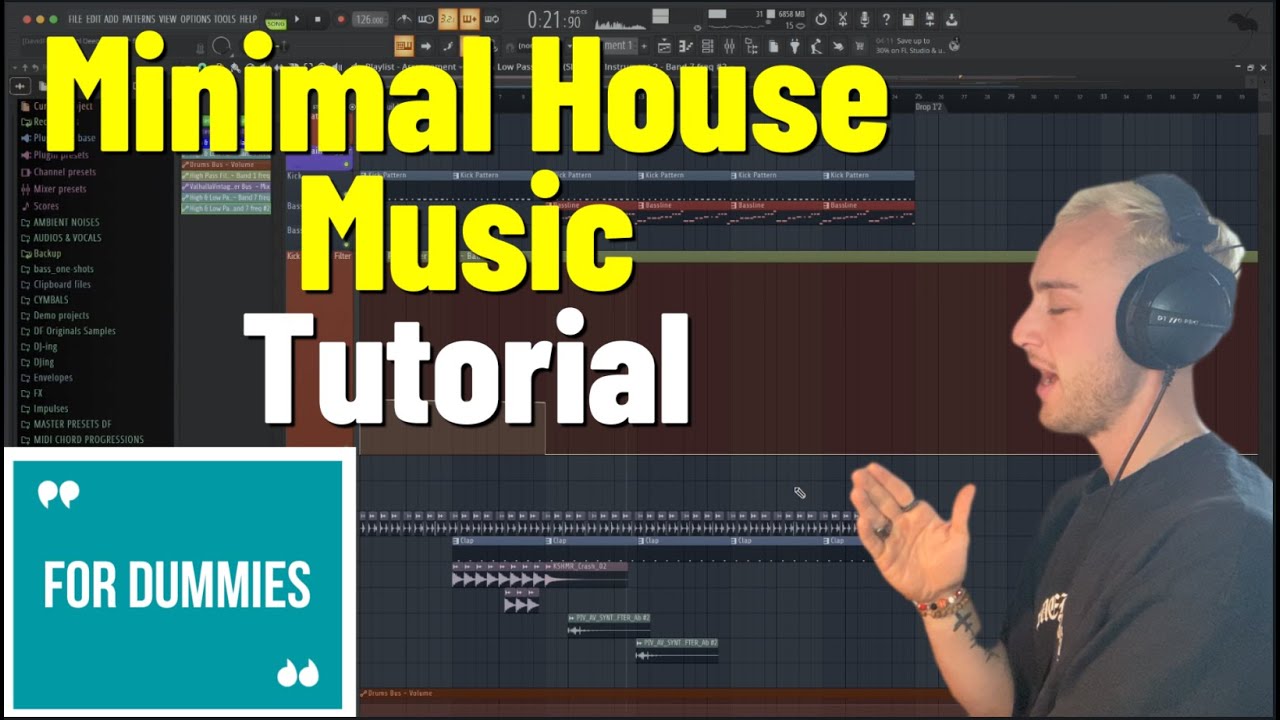 BEGINNERS TUTORIAL: How to make Minimal House / Minimal Deep Tech (For ...
