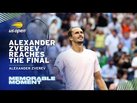 Alexander Zverev erreicht das Finale der US Open 2026 | Halbfinale der US Open 2026