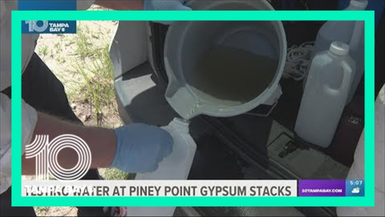 FDEP and Manatee County officials test water at Piney Point amid ...