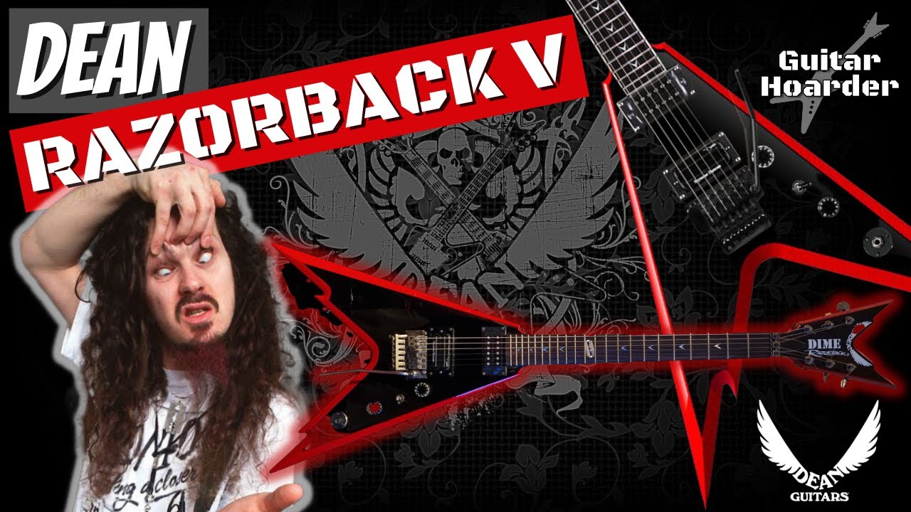 Dean Dimebag Darrell Razorback V - My Guitar Collection - YouTube