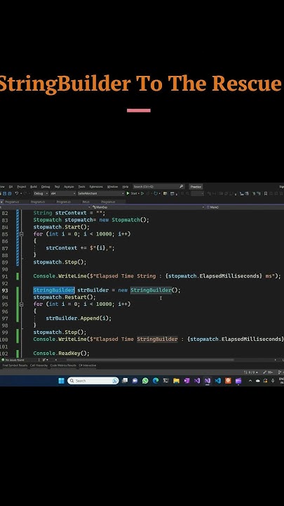 C# Tip 💡 | Improve Your Application Performance greatly 😲 #shorts #dotnet #csharp - YouTube