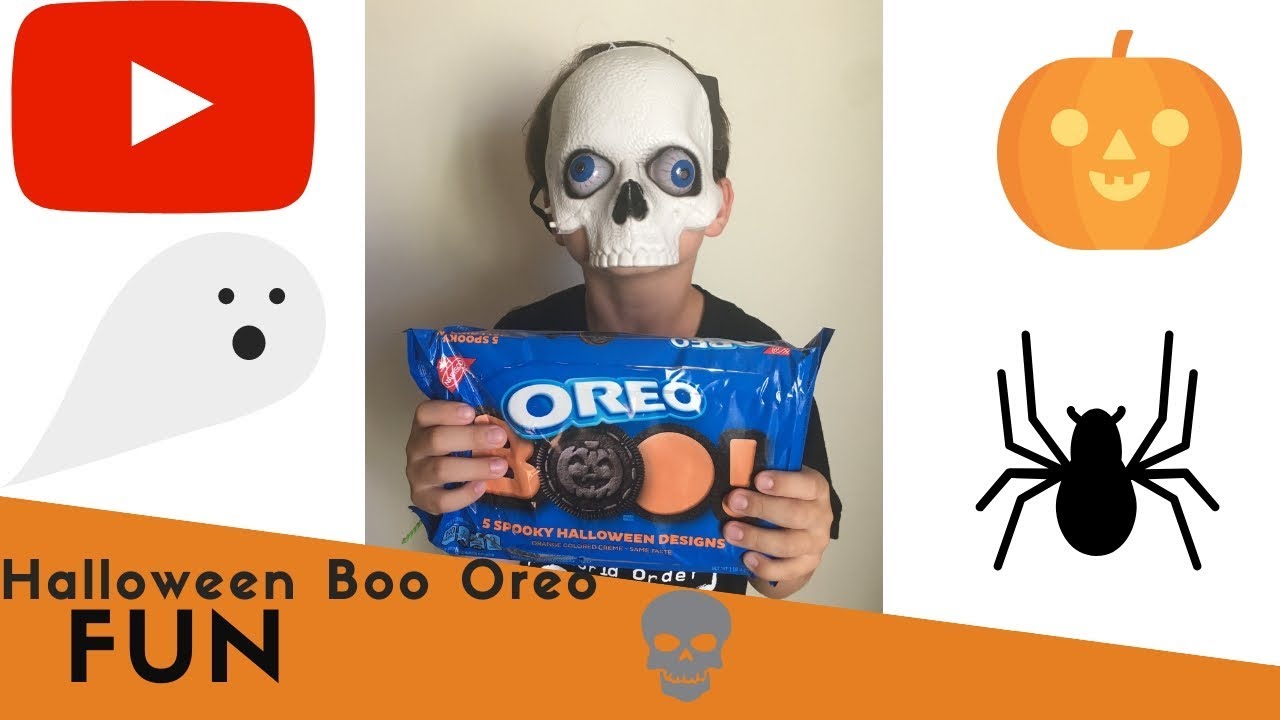 Halloween Boo Oreos!! - YouTube