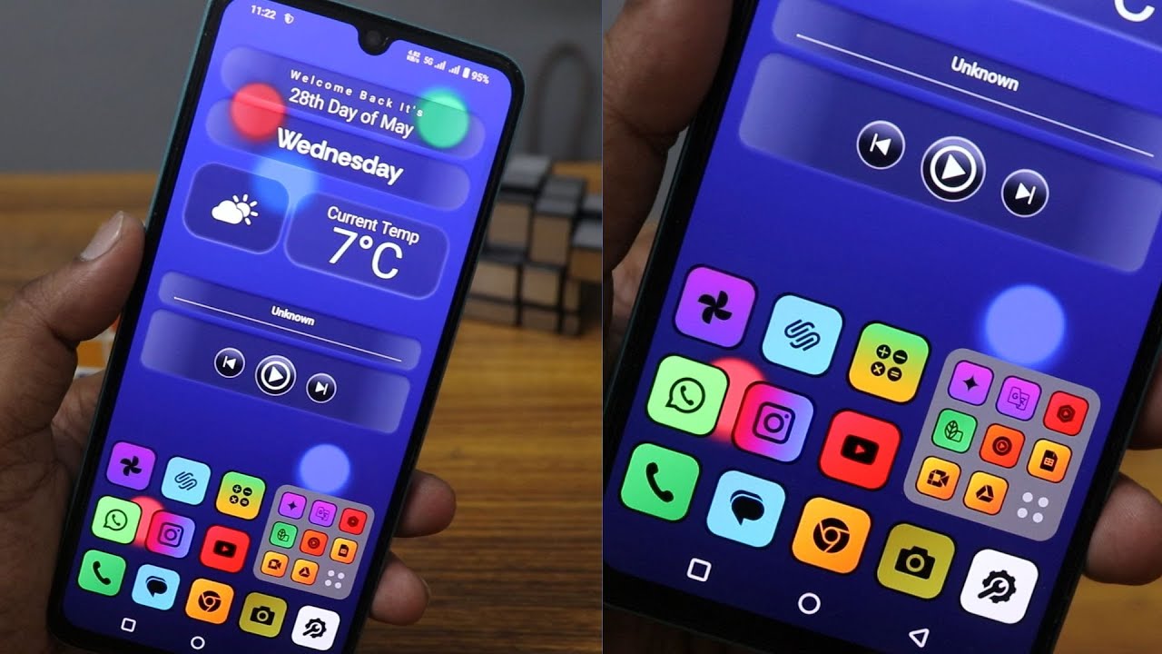 The Amazing Crystal blur launcher Android Launchers You NEED To Try ...
