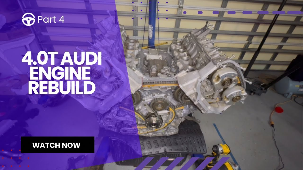 2013 Audi S8 4.0T Full V8 Engine Rebuild PT.4 - YouTube