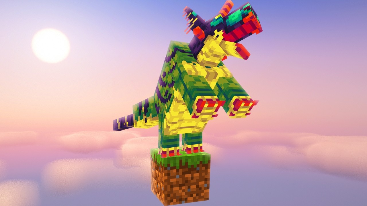 Sobreviví a One Block con Dinosaurios en Minecraft #2 - YouTube
