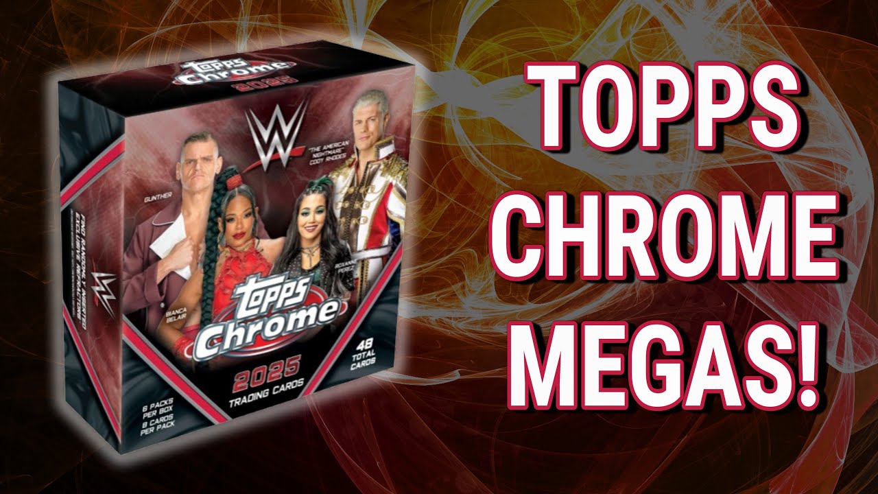 THESE ARE STILL LOADED! | 2025 Topps Chrome WWE Mega Box Review | - YouTube