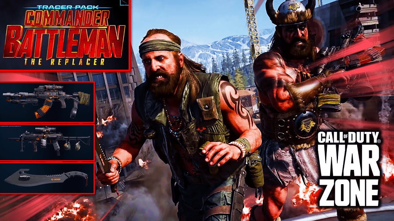 Tracer Pack COMMANDER BATTLEMAN Bundle Review in WARZONE! - YouTube