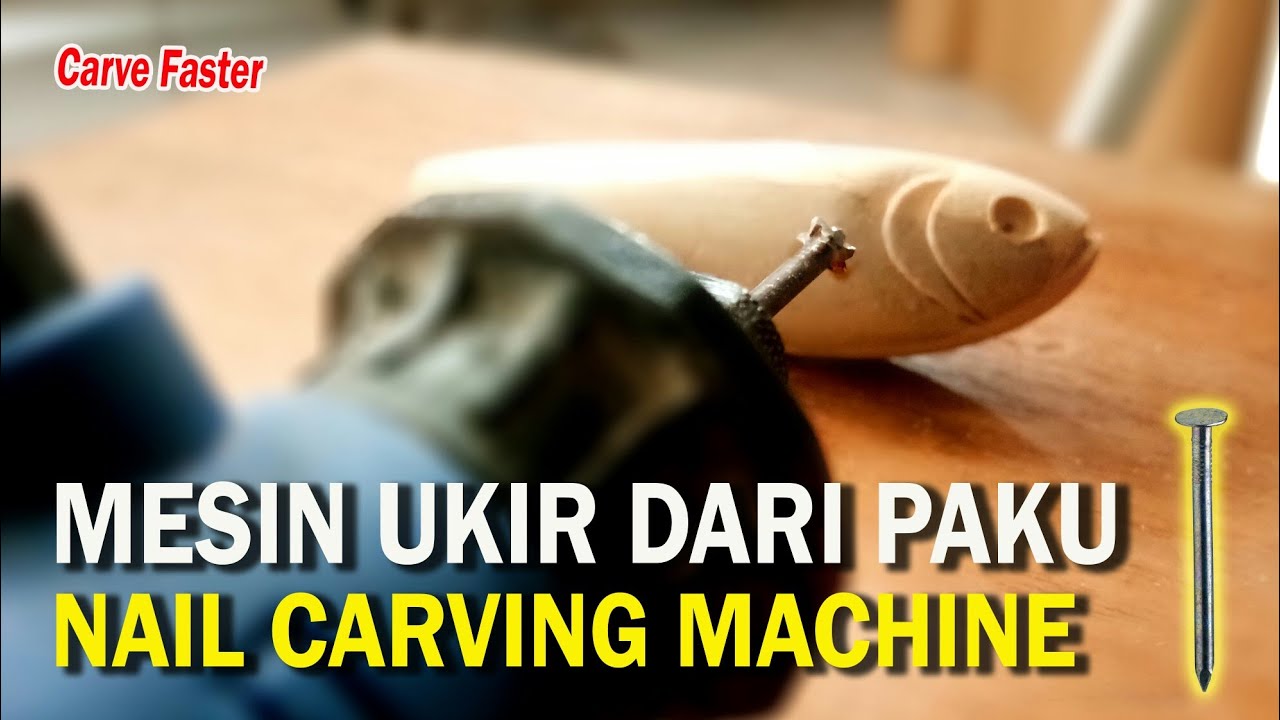 Membuat mata bor ukir kayu dari paku untuk lure Handmade | Senar Rawud ...