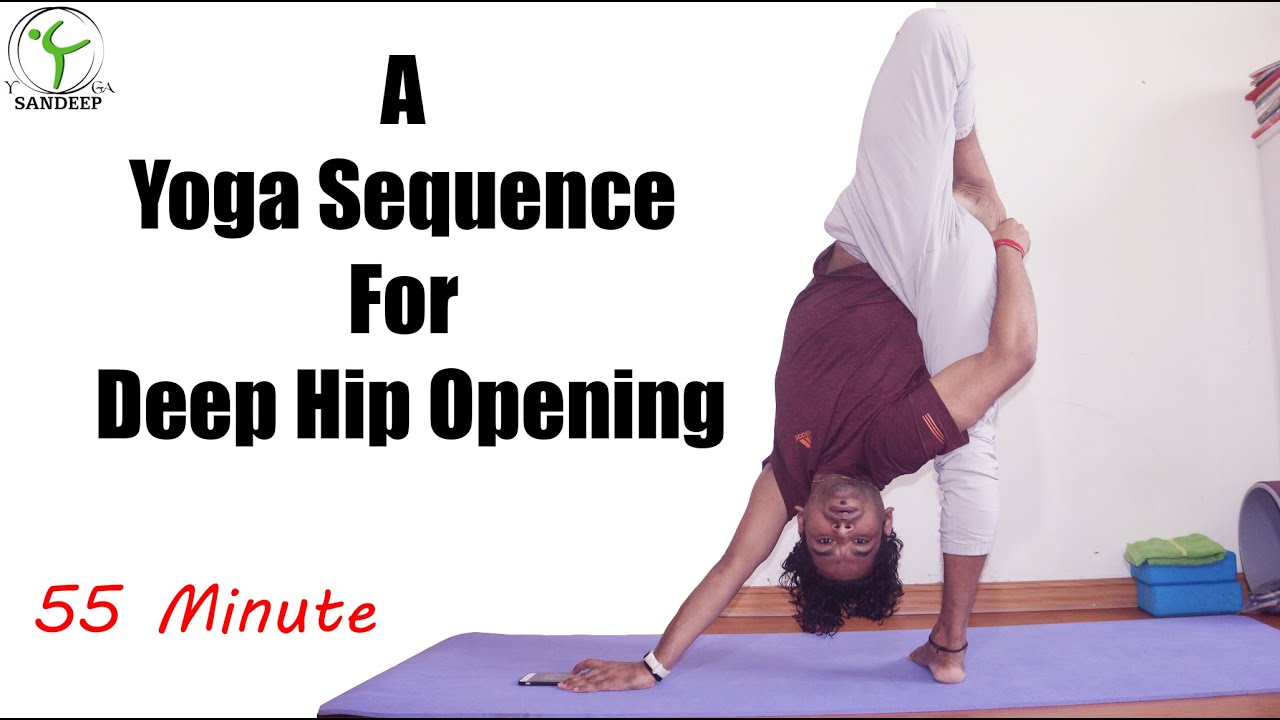 A Yoga Sequence For Deep Hip Opening || 55 Minute Yoga Class || Yoga ...