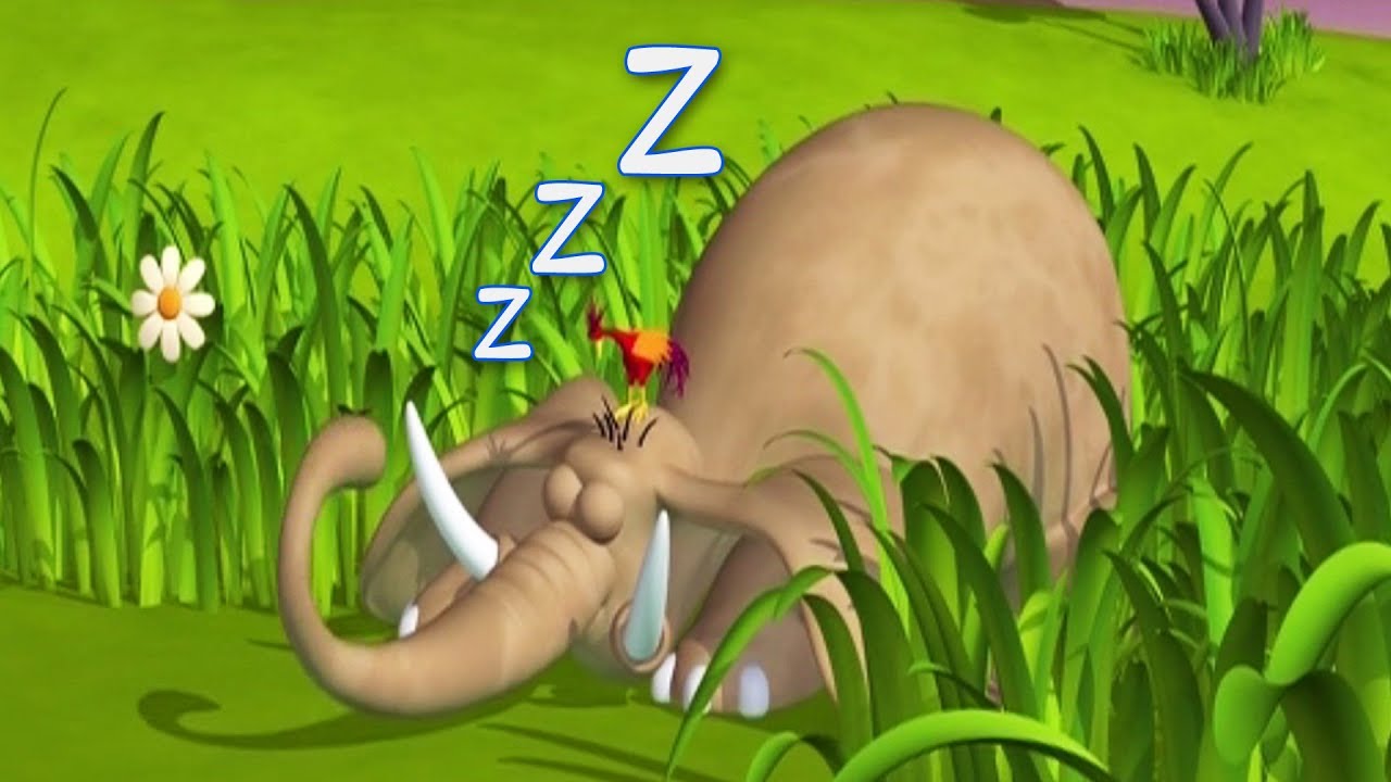 Snoring Elephant | Funny Cartoon For Kids | Gazoon Official - YouTube