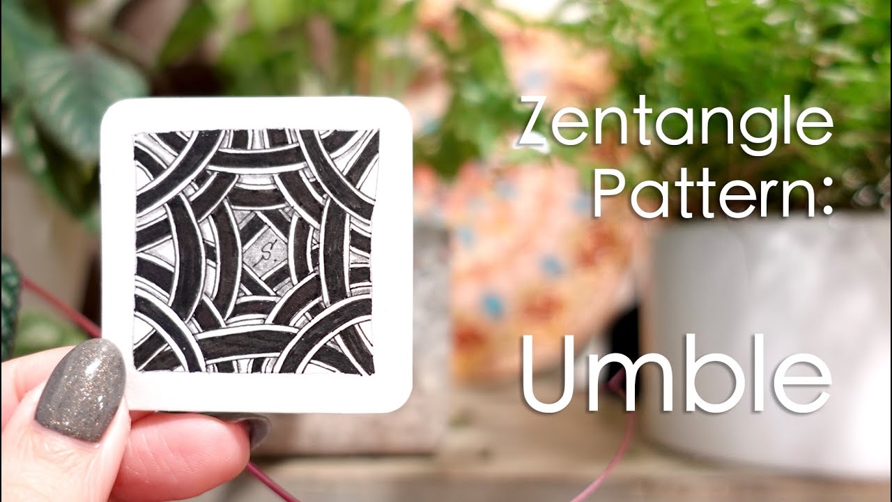 How to Draw Zentangle Pattern: Umble | ゼンタングル - YouTube