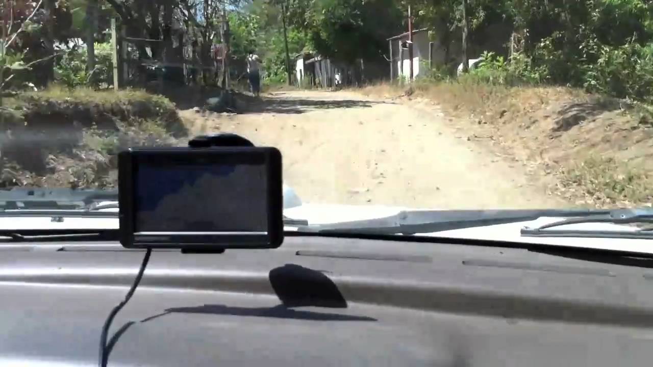 Costa Rica GPS Map Garmin Backroad Driving - YouTube