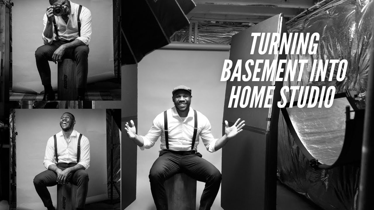 Turning Basement into my Home Photography Studio - YouTube