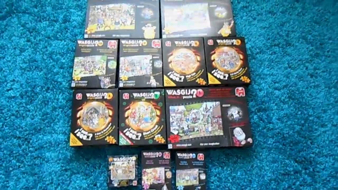JOBLOT OF 12 MIXED JUMBO WASGIJ WASJIG ORIGINAL MYSTERY JIGSAW PUZZLES ...