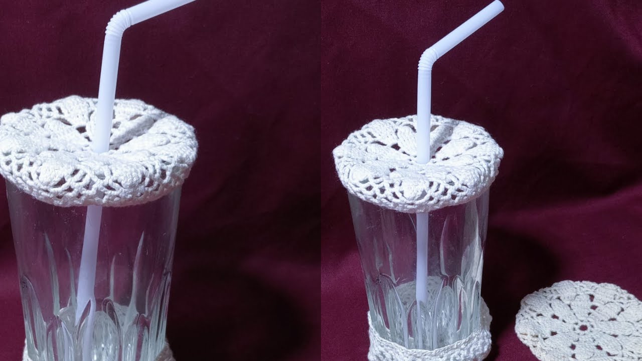 Stunning Crochet Glass Covers: Perfect for Hotels & Home Decor - YouTube