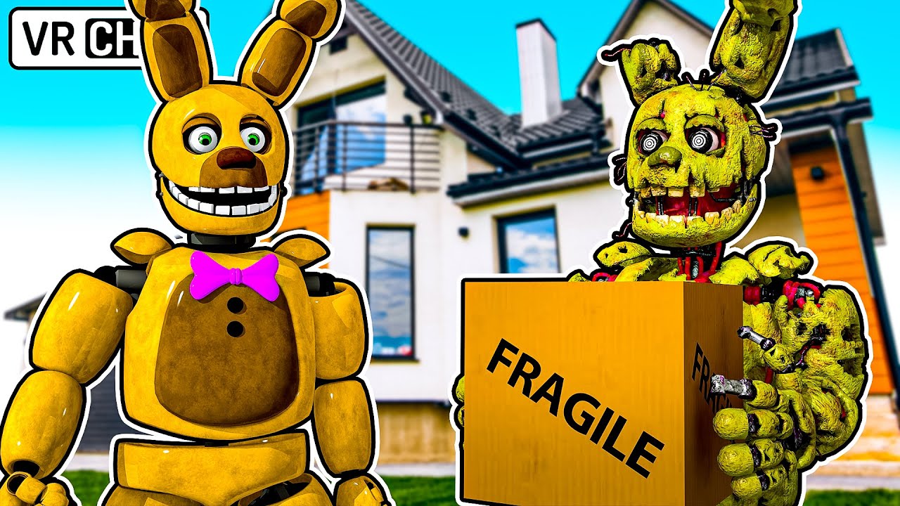 Springtrap MOVES IN with Spring Bonnie in VRCHAT - YouTube