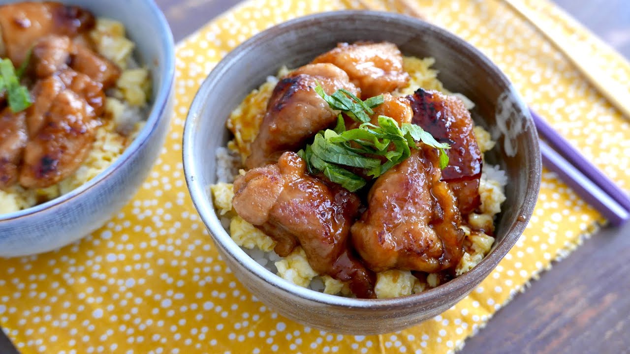 Teriyaki Chicken Don | Donburi Recipe | wa's Kitchen - YouTube