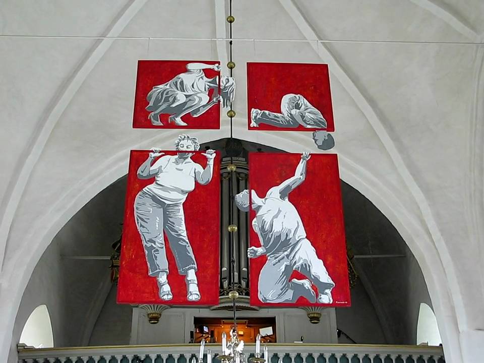 Kunst og Religion. Art. Religion. Kors. Flag. KULT(UR). INSTALLATION ...