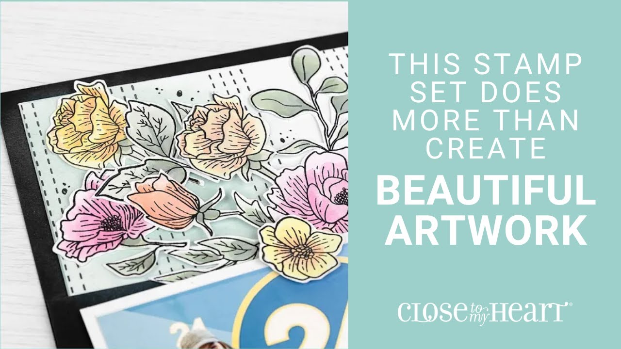 This Stamp Set Creates Beautiful Art & Changes Lives - Process Video ...