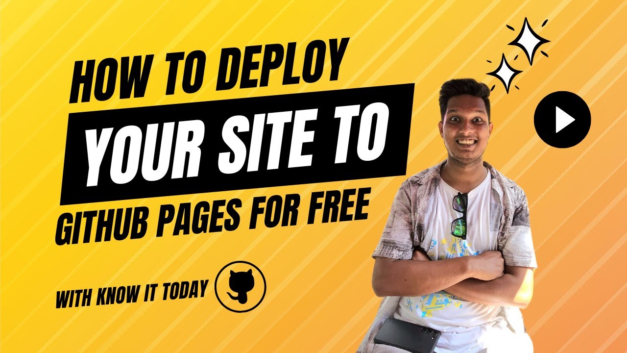 How to deploy your Site to Github Pages For Free (2025) - YouTube