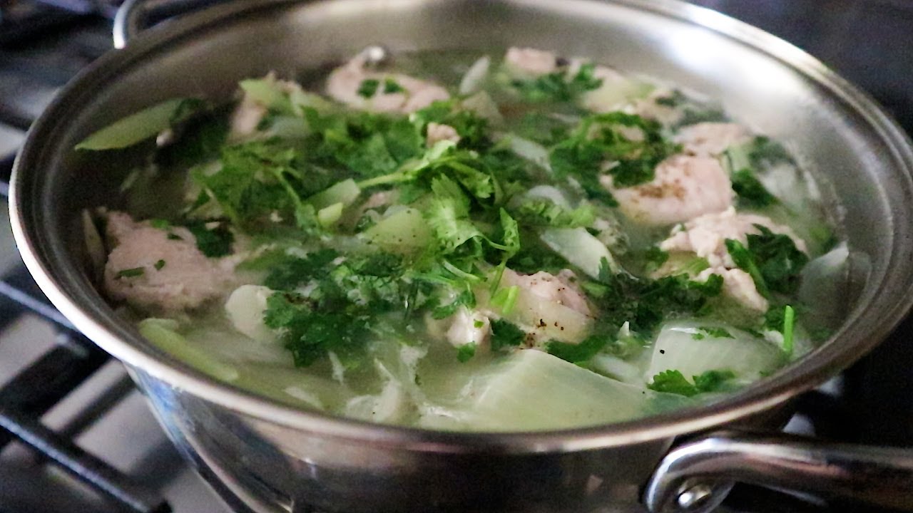 Vietnamese Chayote Squash Soup with Pork Meatballs (Canh Su Su Nấu Giò ...
