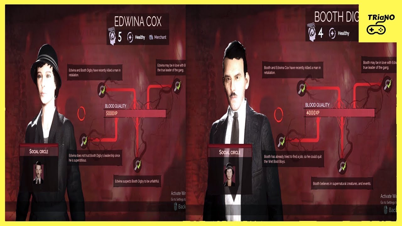 Vampyr Guide - How to unlock all Edwina Cox And Booth Digby Hints - YouTube