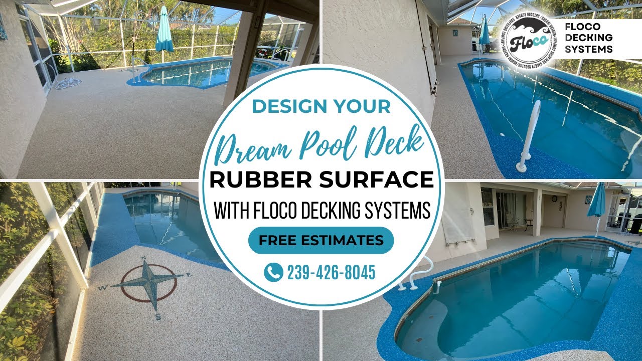Pool Deck Rubber Surfacing Transformation with FLOCO. SWFL's Rubber ...