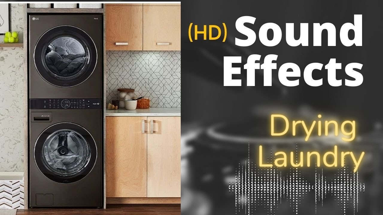 Drying Laundry - Sound Effect (HD) #soundeffects #dryingmachine # ...
