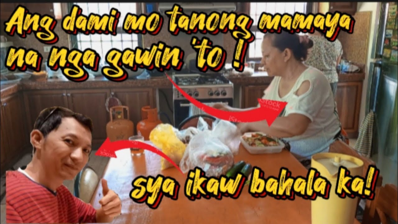 Dami mo tanong mamaya na nga gawin 'to! / sya ikaw Ang bahala ...